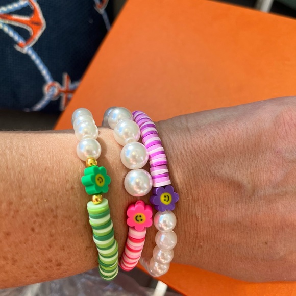 Accessories | Smiley Flowers Stack | Poshmark